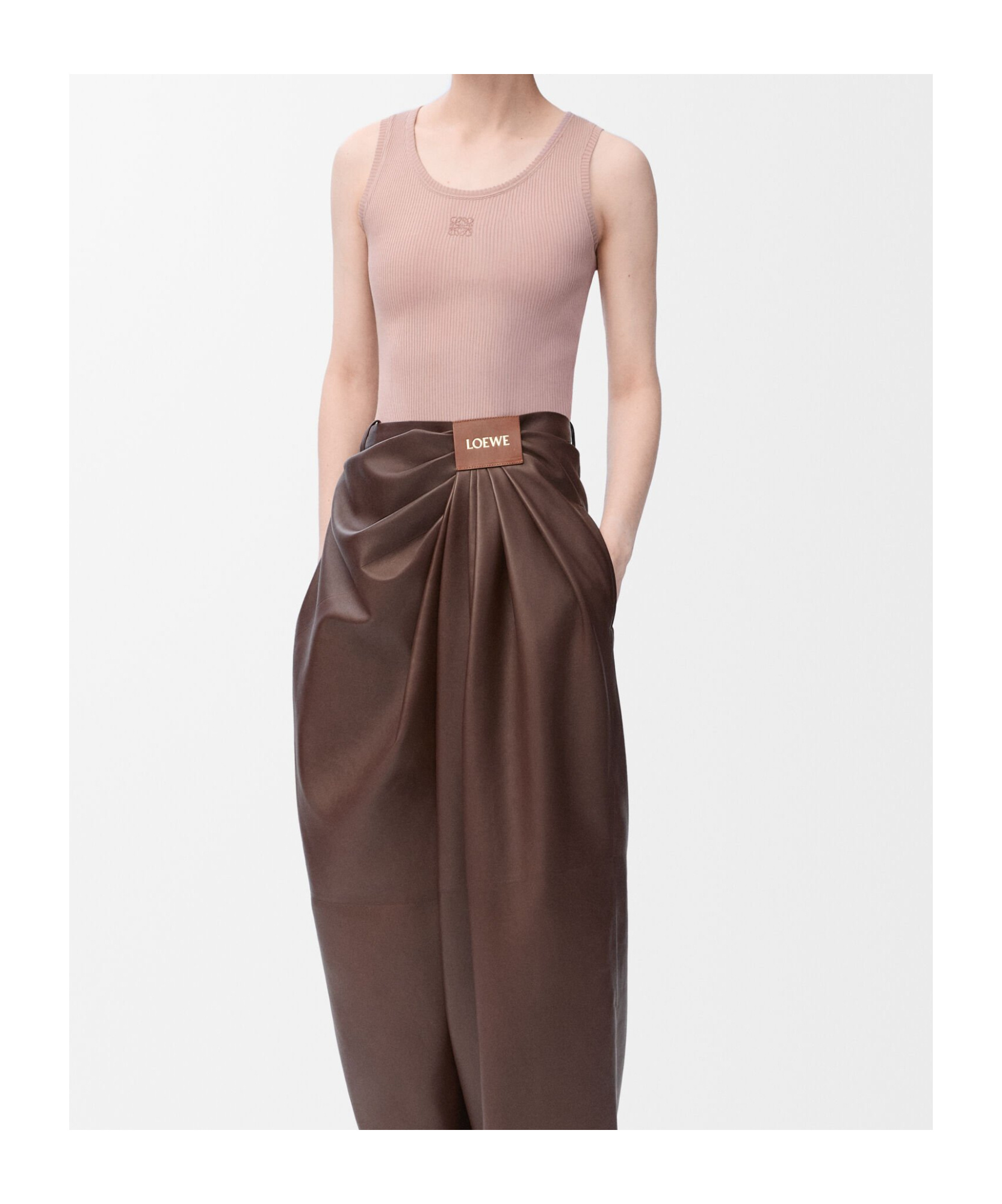 LOEWE Loewe Anagram Sleeveless Tank Top